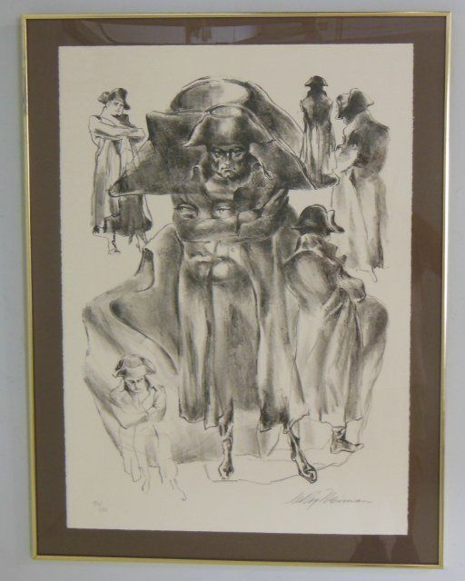 Leroy Neiman "Faces of Napoleon" lithograph signed