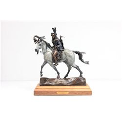 Patinated bronze reproduction sculpture