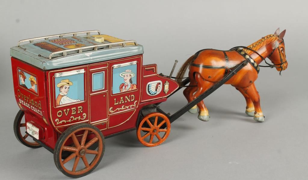Overland Stage Coach Toy and Ranch House Toys