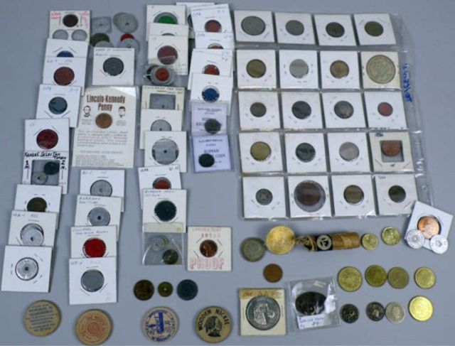 1964 Dodo Bird Coin, Lincoln/Kennedy Penny with