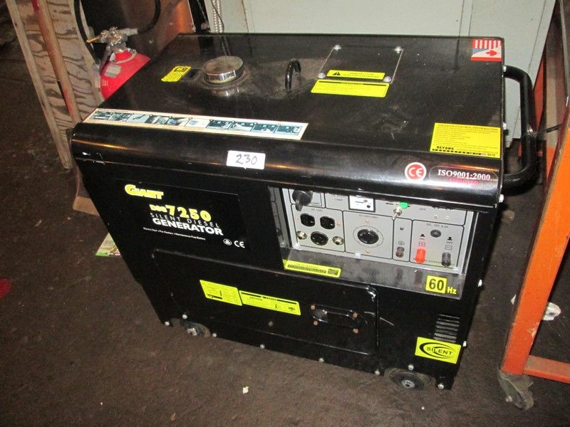 GIANT DSG7250 SILENT DIESEL GENERATOR