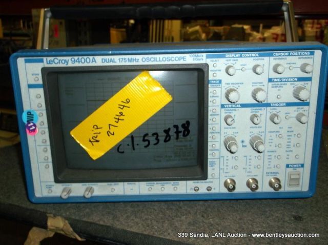 LECROY 9400A QUAD 400 MHZ OSCILLOSCOPE (print sequence:) 53878 S787121