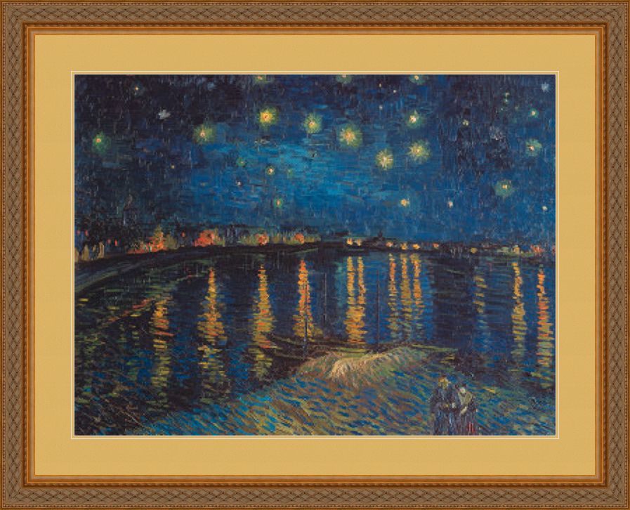 Starlight Over the Rhone by Vincent Van Gogh