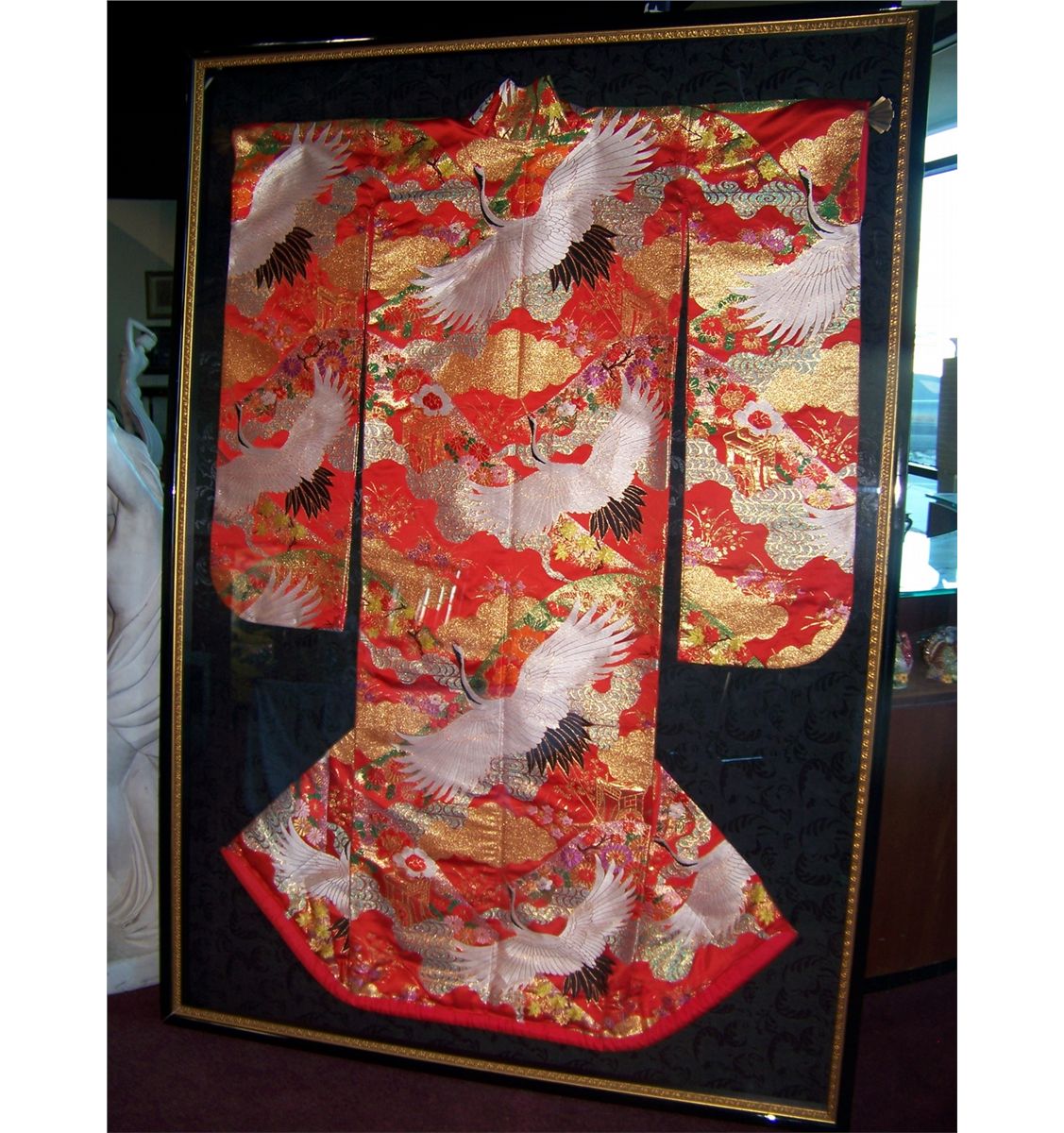 MAJESTIC CUSTOM FRAMED HAND WOVEN KIMONO