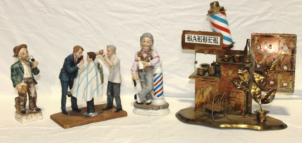 Decorative Barber Figurines
