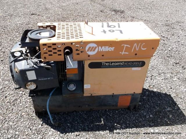 1988 Miller Portable Welder AEAD-200 LE Serial-JJ334063 (print sequence ...