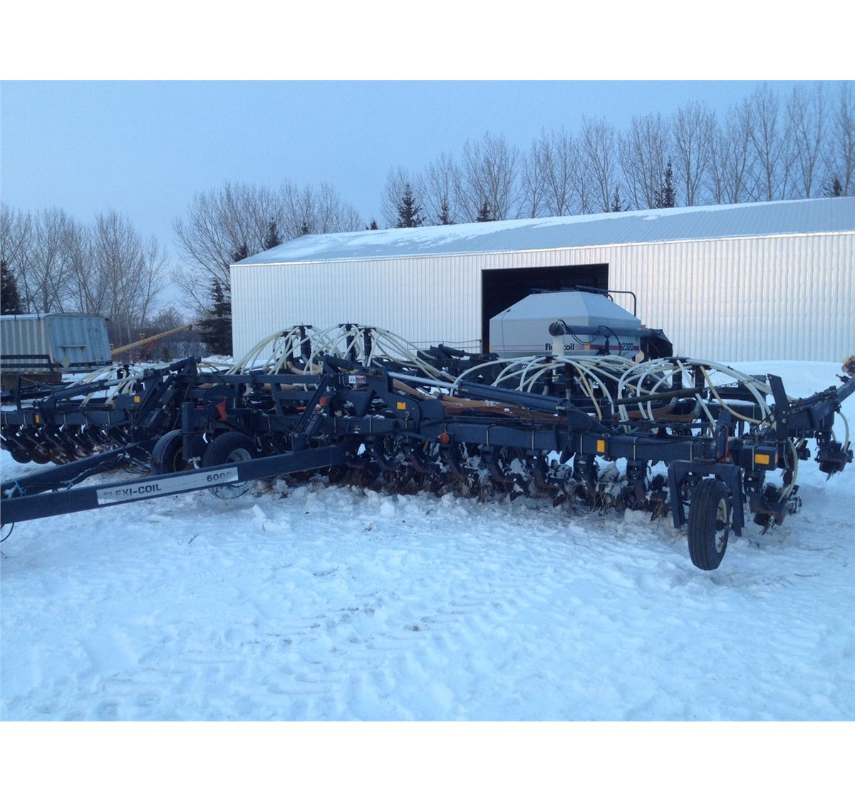 FLEXI-COIL 6000 40FT AIR DRILL C/W BARTON OPENERS 10" SPACING,DOUBLE ...