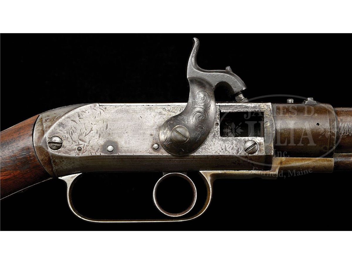 VERY RARE JENNINGS BREECH LOADING SINGLE SHOT RIFLE.