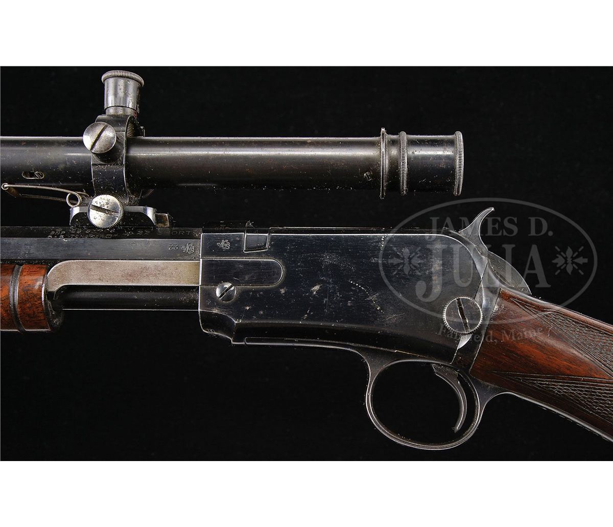 *DELUXE WINCHESTER MODEL 1890 PUMP ACTION RIFLE.