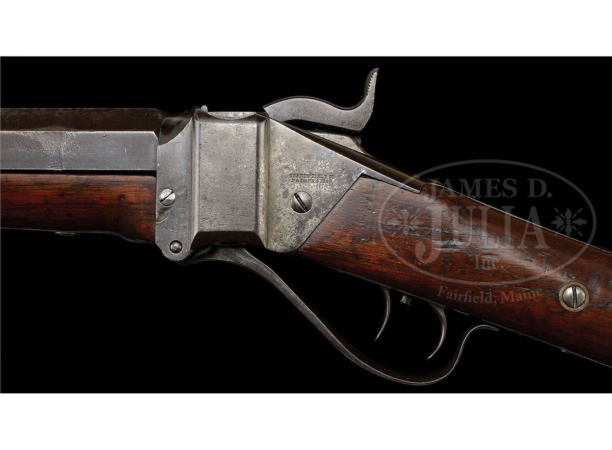 SCARCE SHARPS MODEL 1875 HEAVY BUFFALO RIFLE.
