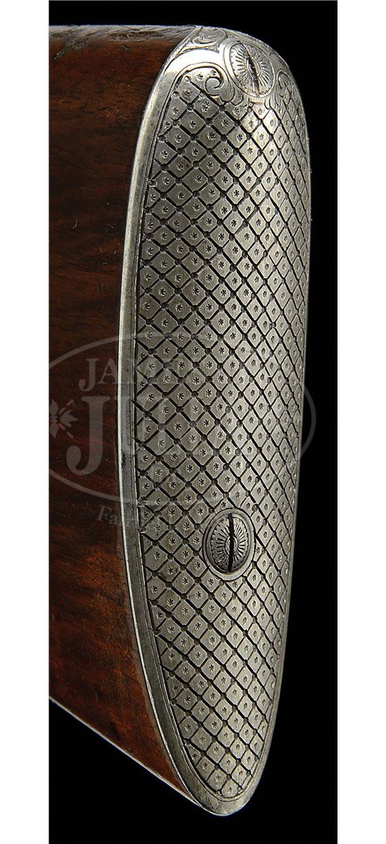 NICELY ENGRAVED G. L. RASCH SINGLE SHOT STALKING RIFLE.