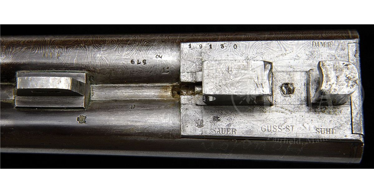 EARLY J. P. SAUER & SON CAPE GUN.