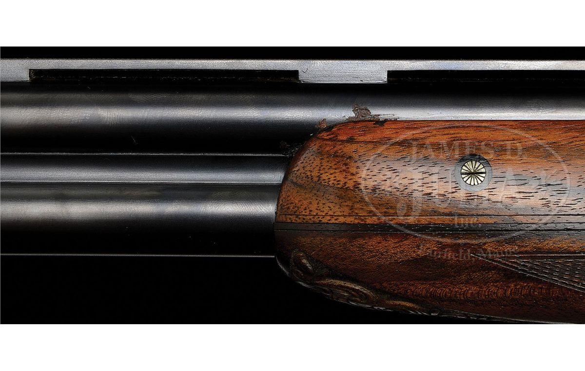 *20 GAUGE MERKEL 303 E LUXUS WITH GOLD.