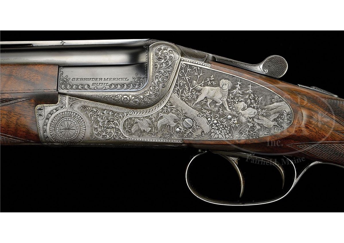 *MERKEL 303E SIDELOCK EJECTOR OVER-UNDER GAME GUN.