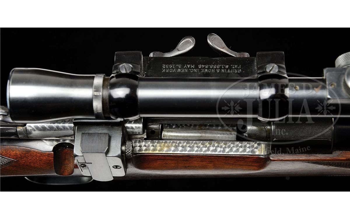 *GRIFFIN & HOWE 22 HORNET SPRINGFIELD WITH SCOPE.
