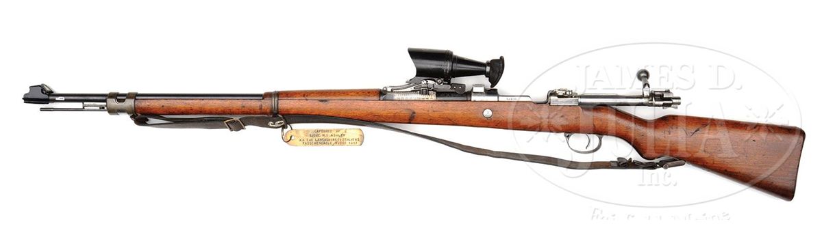 *× DANZIG 8MM GEWEHR 98 SNIPER RIFLE WITH ZEISS LOW-LIGHT PRISMATIC ...