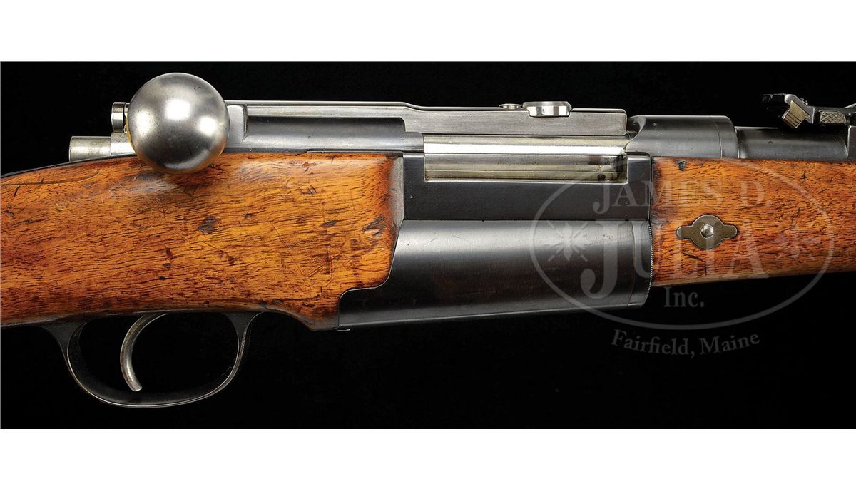 UNIQUE STEYR 8MM M87/88 MANNLICHER-SCHOENAUER RIFLE.