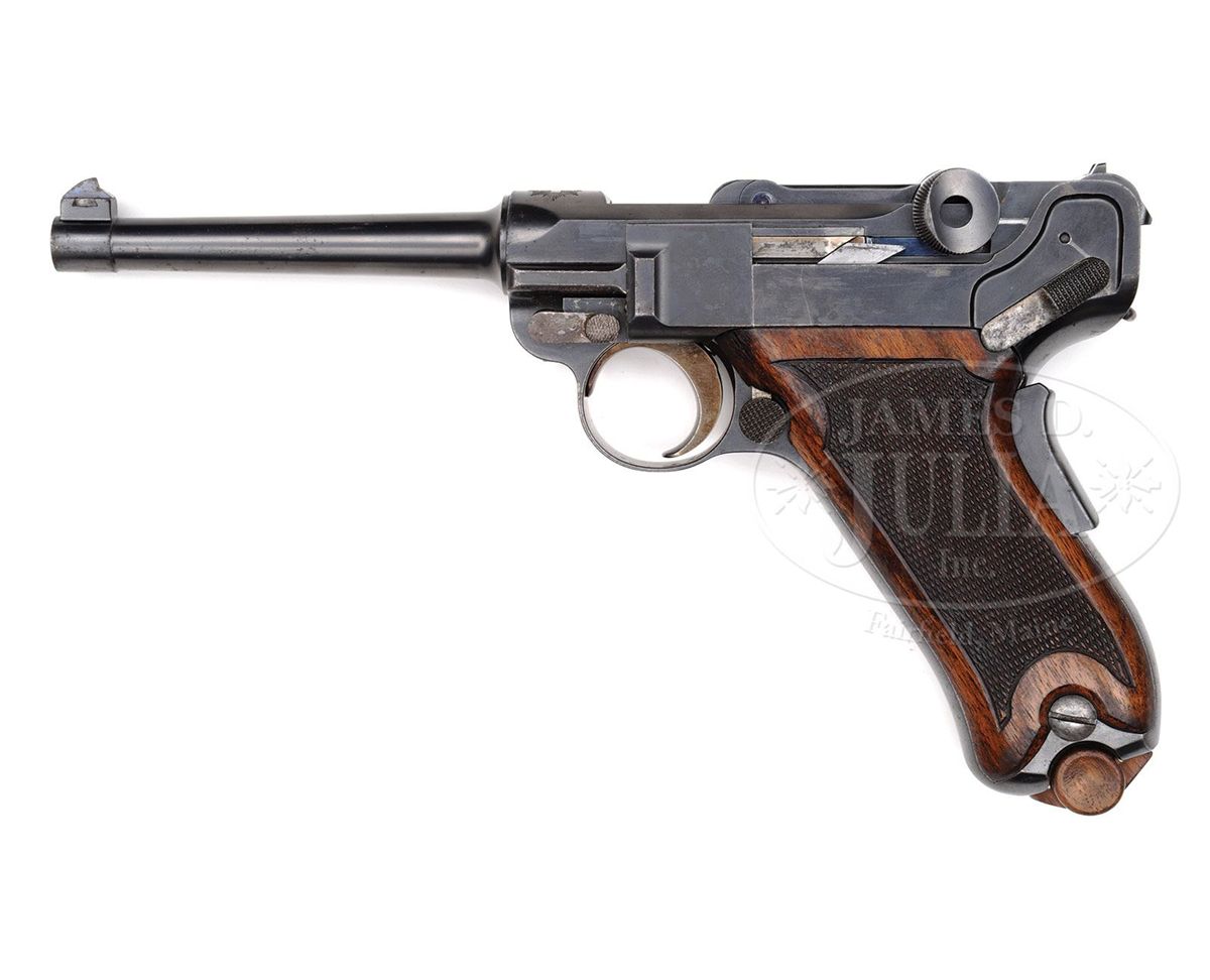 *× EXTRAORDINARY #30 1899/00 SWISS/UK TRIALS PROTOTYPE LUGER RIG.