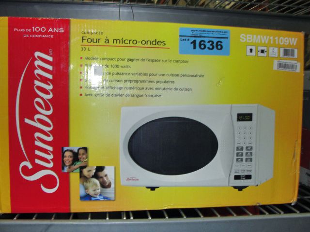 Sunbeam microwave oven