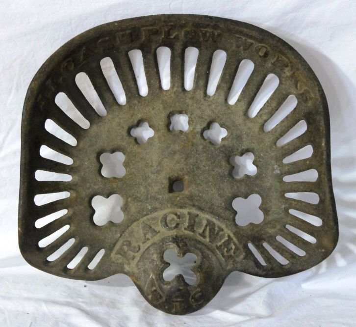 Ji Case Plow Works Cast Iron Seat