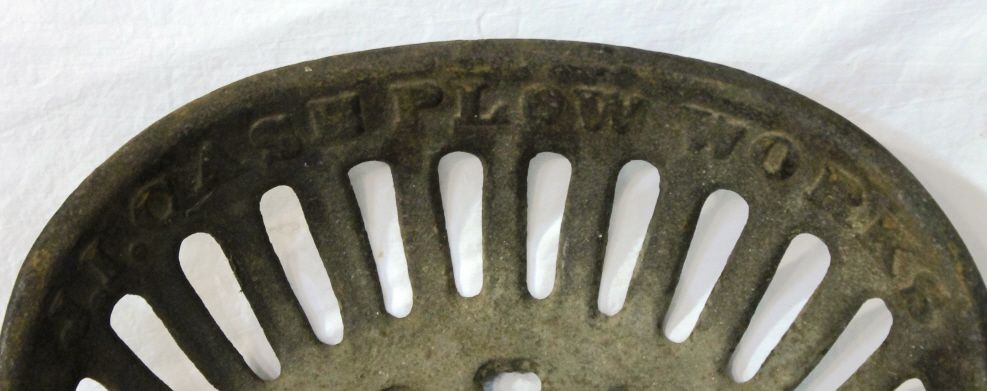 Ji Case Plow Works Cast Iron Seat