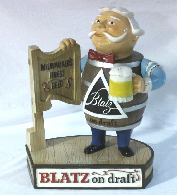 Blatz Cast Aluminum Adv. Figure