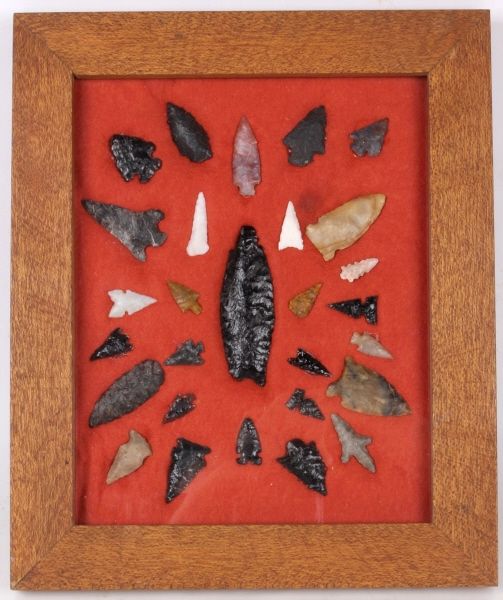 Western Native American Arrowhead Collection