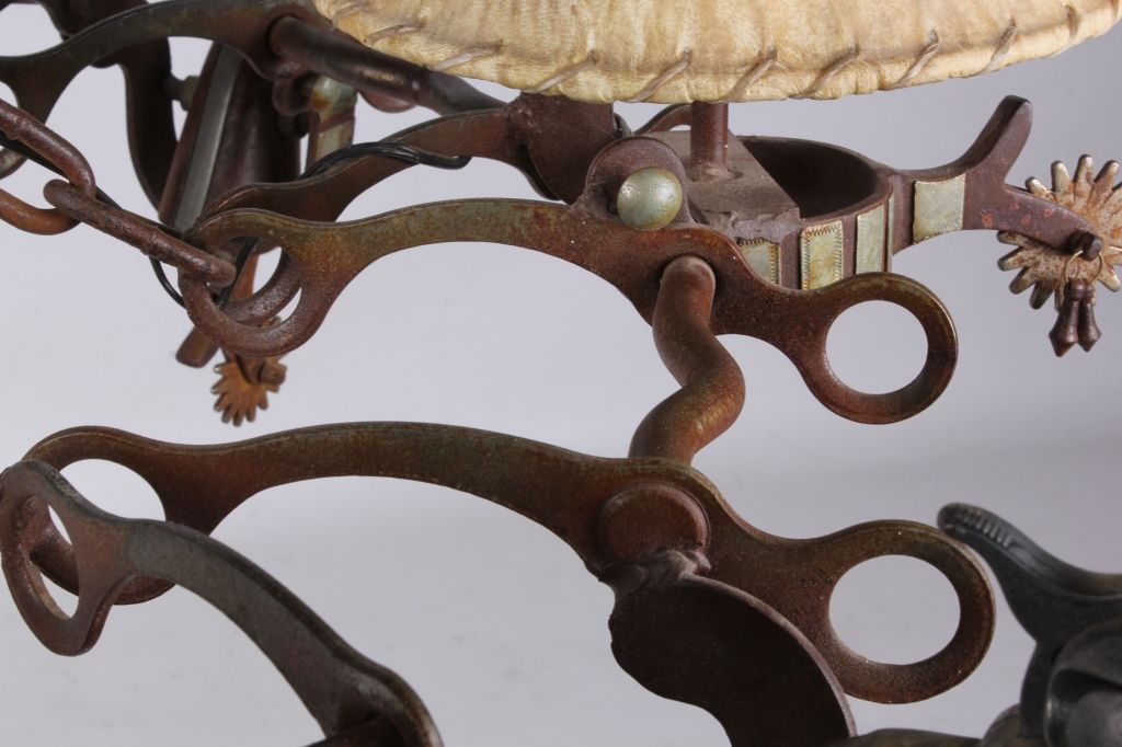 Western, Spur, Horse Bit, & Revolver Chandelier