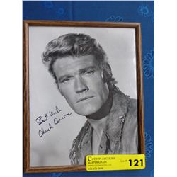 Chuck Connors Autograph