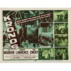 Kronos 1957 US Lobby Card Set 11"x14"