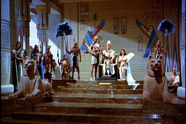 Ten Commandments Nefretiri (Anne Baxter) Royal Throne