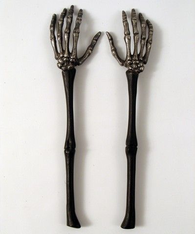The Addams Family (1991) Skeleton Arms & Hands Props