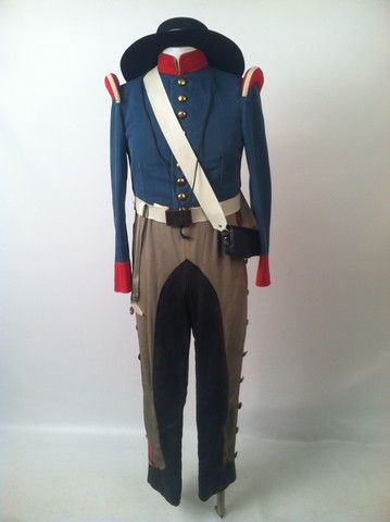 The Alamo (1960) Santa Anna Army Blue Lancer Costume