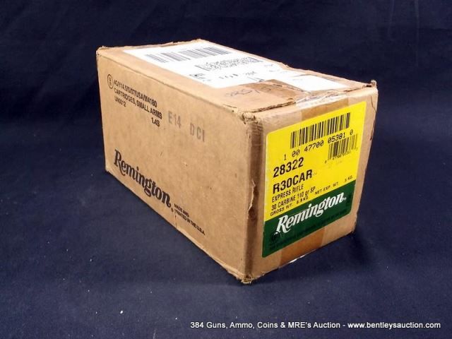 805 - REMINGTON R30CAR EXPRESS RIFLE 30 CARBINE 110 GR SP 10X MONEY