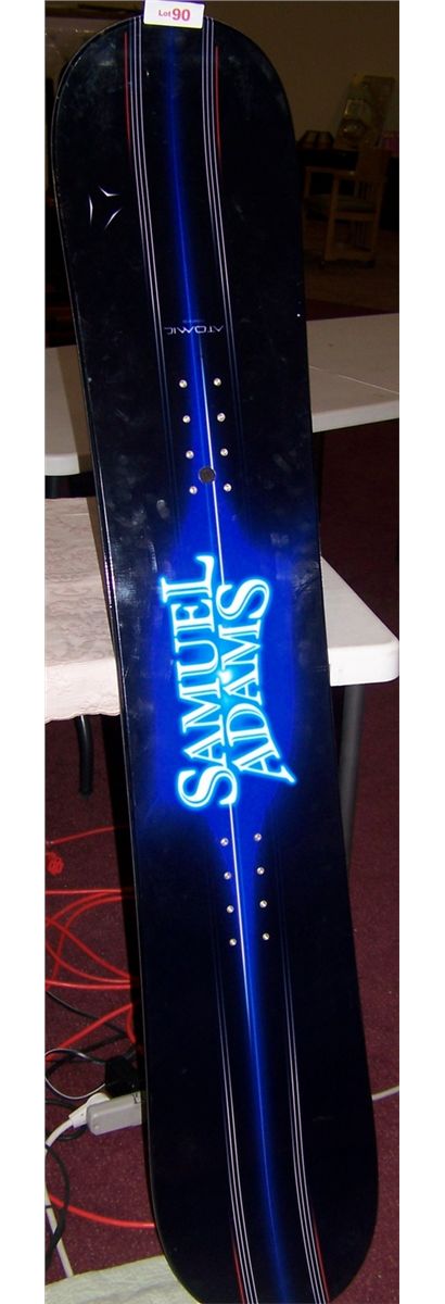 NEVER USED "ATOMIC SNOWBOARD" SAMUEL ADAMS