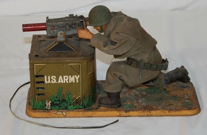 Battery Operated Army Machine Gun Toy