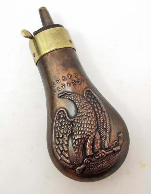 COLT POCKET MODEL PISTOL GUN POWDER FLASK