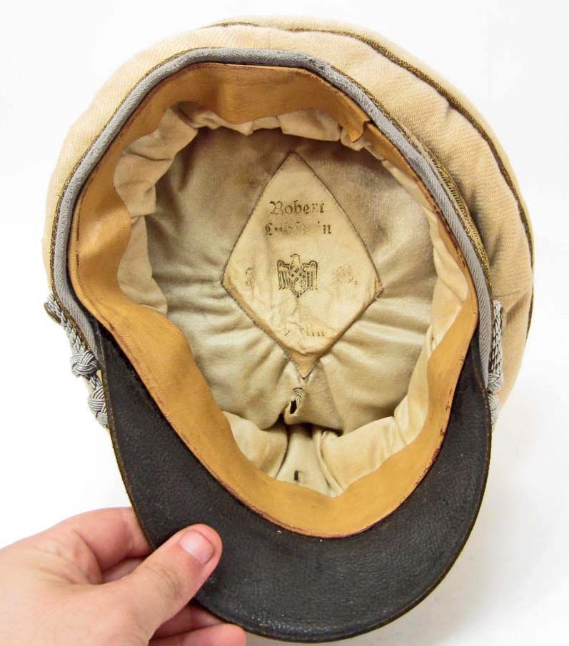GERMAN NAZI LUFTWAFFE REICHS MARSHAL HERMAN GOERING'S PERSONAL VISOR CAP