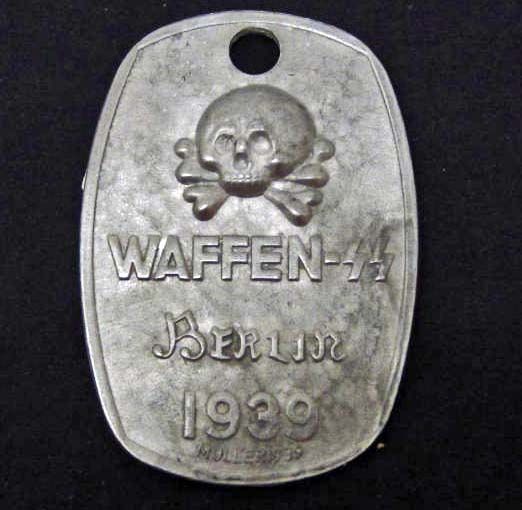 GERMAN NAZI WAFFEN SS TAG
