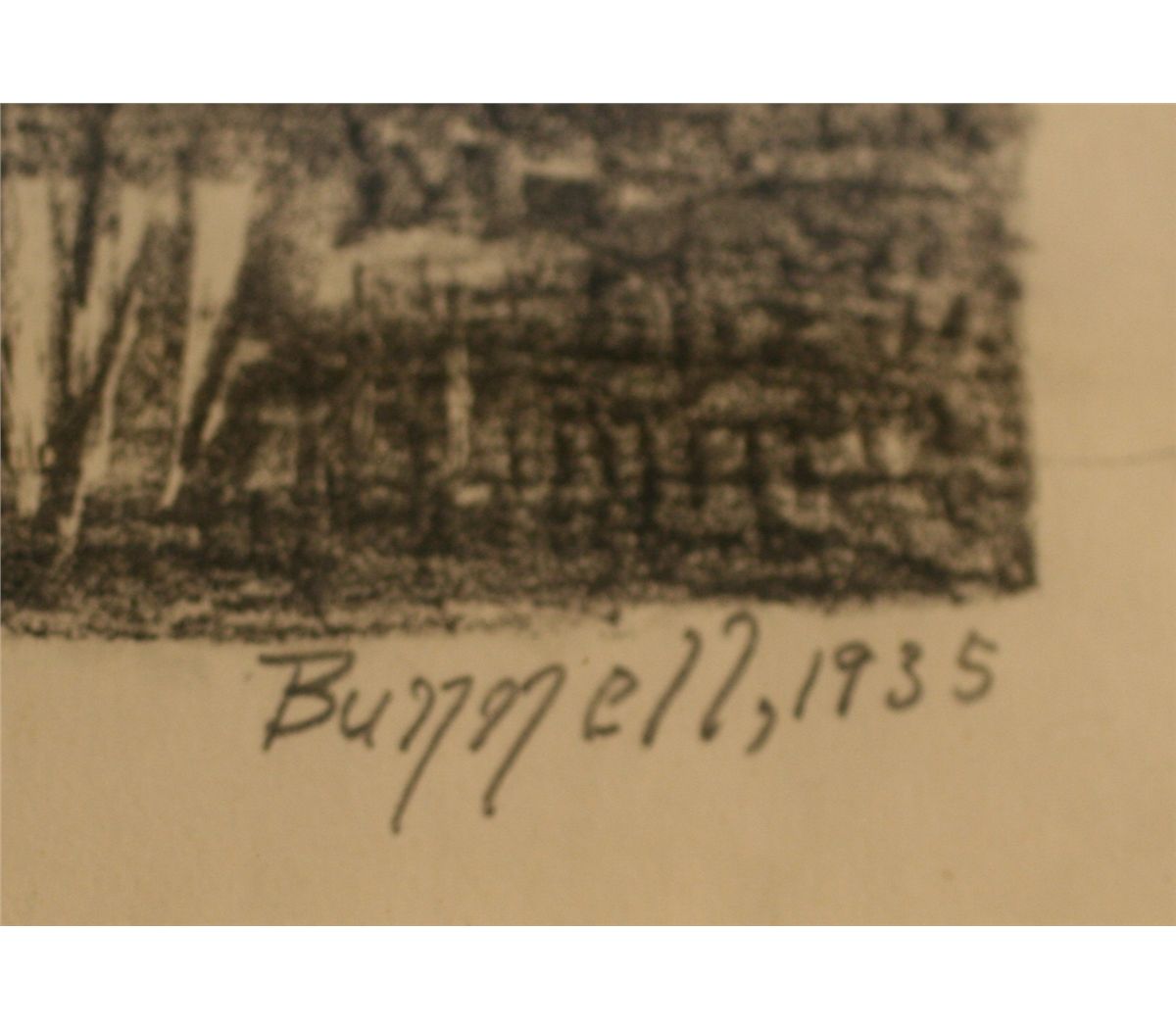 Charles R. Bunnell (1897-1968), Stone Lithograph,