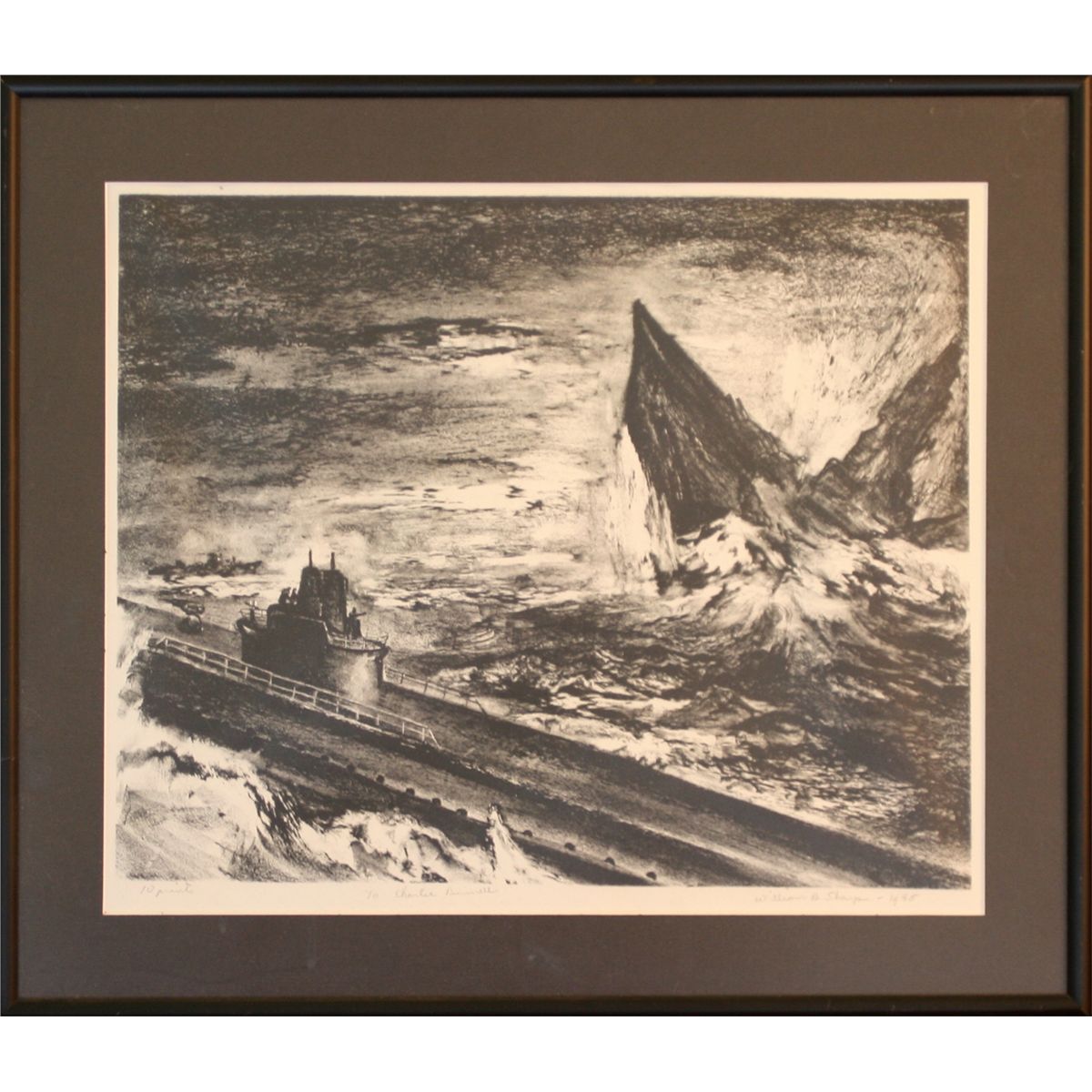William B. Sharp, Stone Lithograph