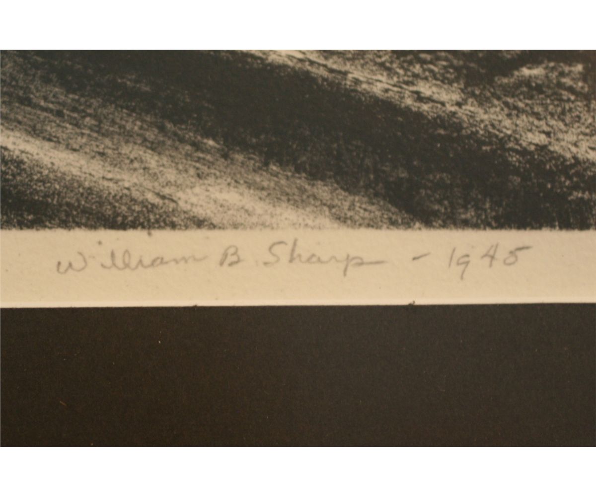 William B. Sharp, Stone Lithograph