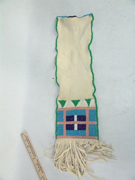 Crow Beaded Pipe Bag