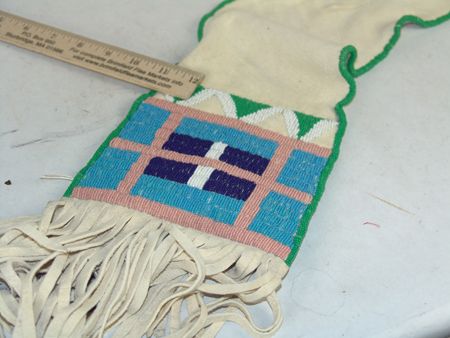 Crow Beaded Pipe Bag