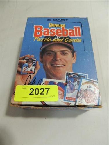1988 Donruss Wax Pack Baseball Cards Factory Set