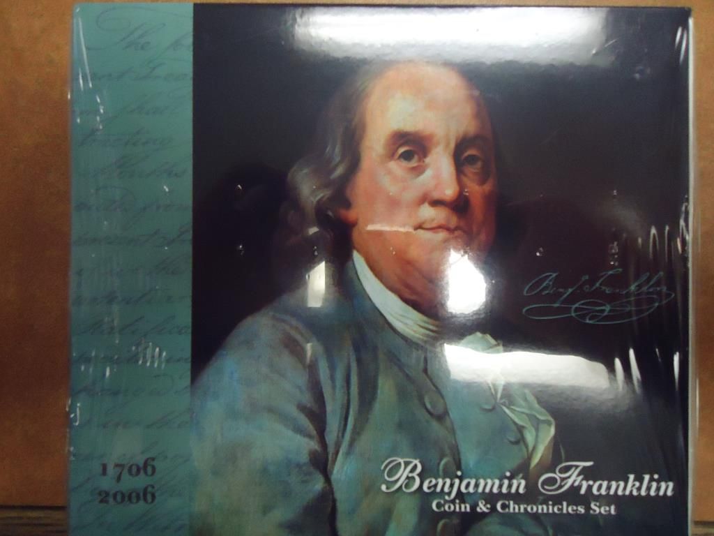 2006 BENJAMIN FRANKLIN COIN & CHRONICLES SET