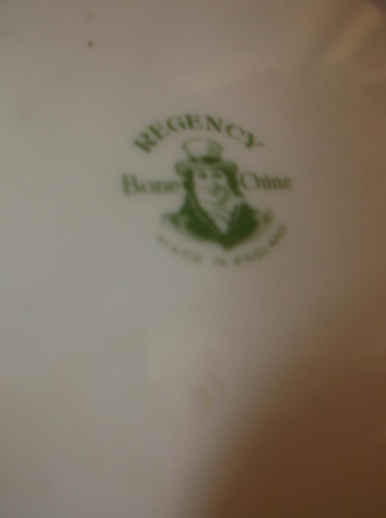 Regency Bone China Made In England Plates