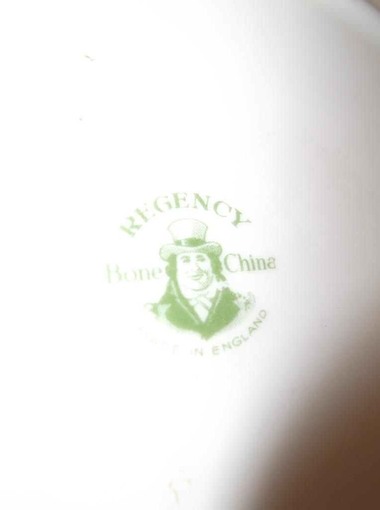Regency Bone China Made In England Plates