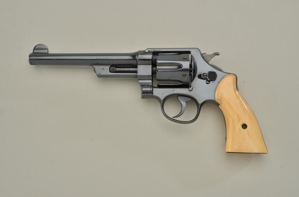 Smith & Wesson First Model Hand Ejector “triple lock” DA revolver, .44 ...