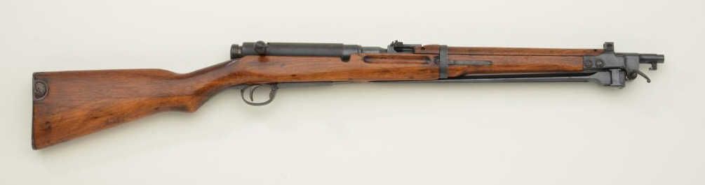 Japanese Type 44 bolt action carbine, 6.5mm cal., 18-1/2” barrel ...